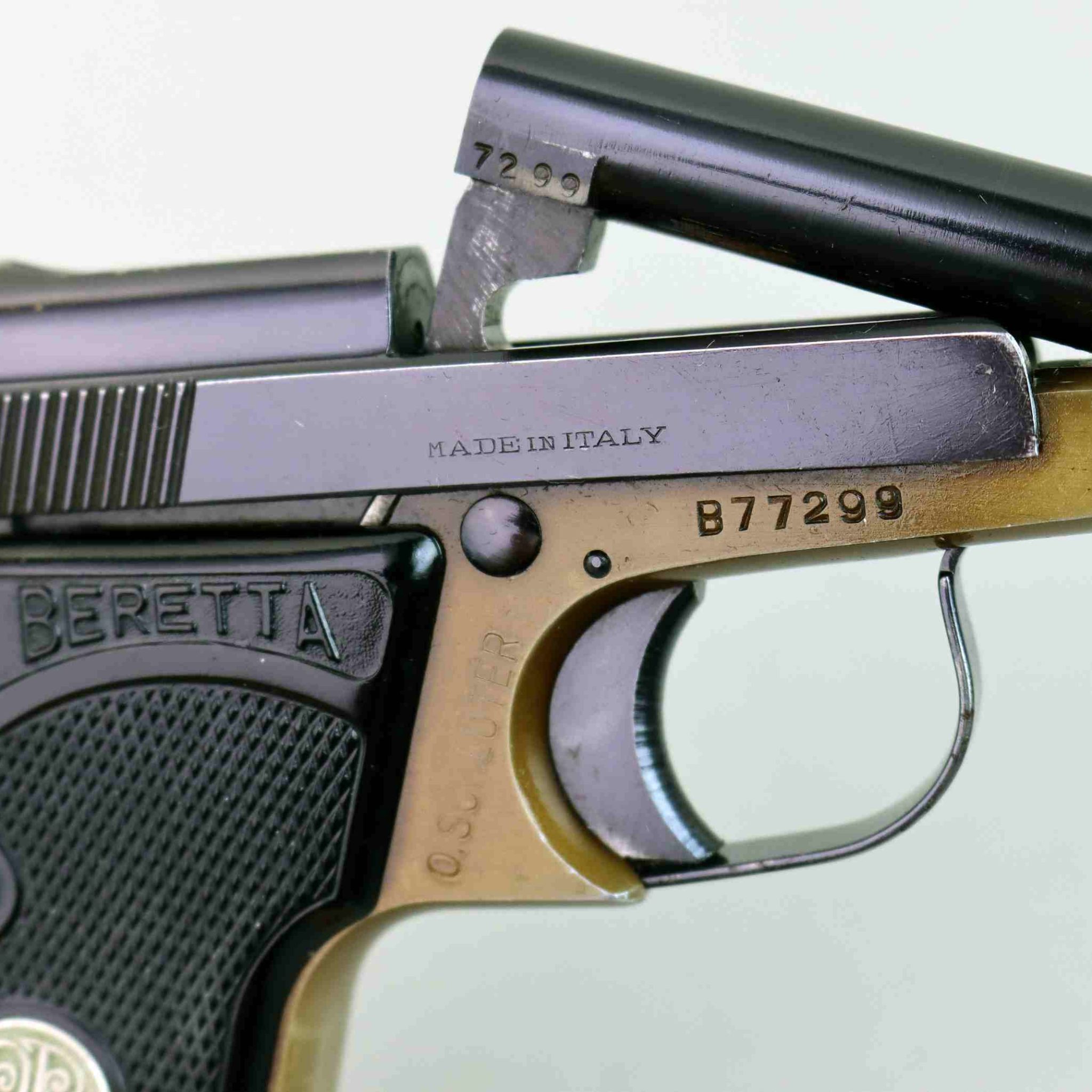 Pistola Beretta mod. Brevetto 950 cal. 6,35 mm matr. B77299 - Gun Store ...